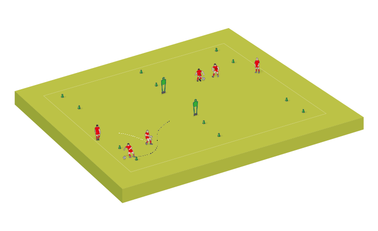 Practice: Breaking the lines - Soccer Drills - Soccer Coach Weekly