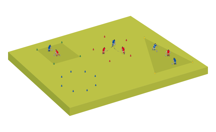 Winning your battles - warm up - Soccer Warm Ups - Soccer Coach Weekly