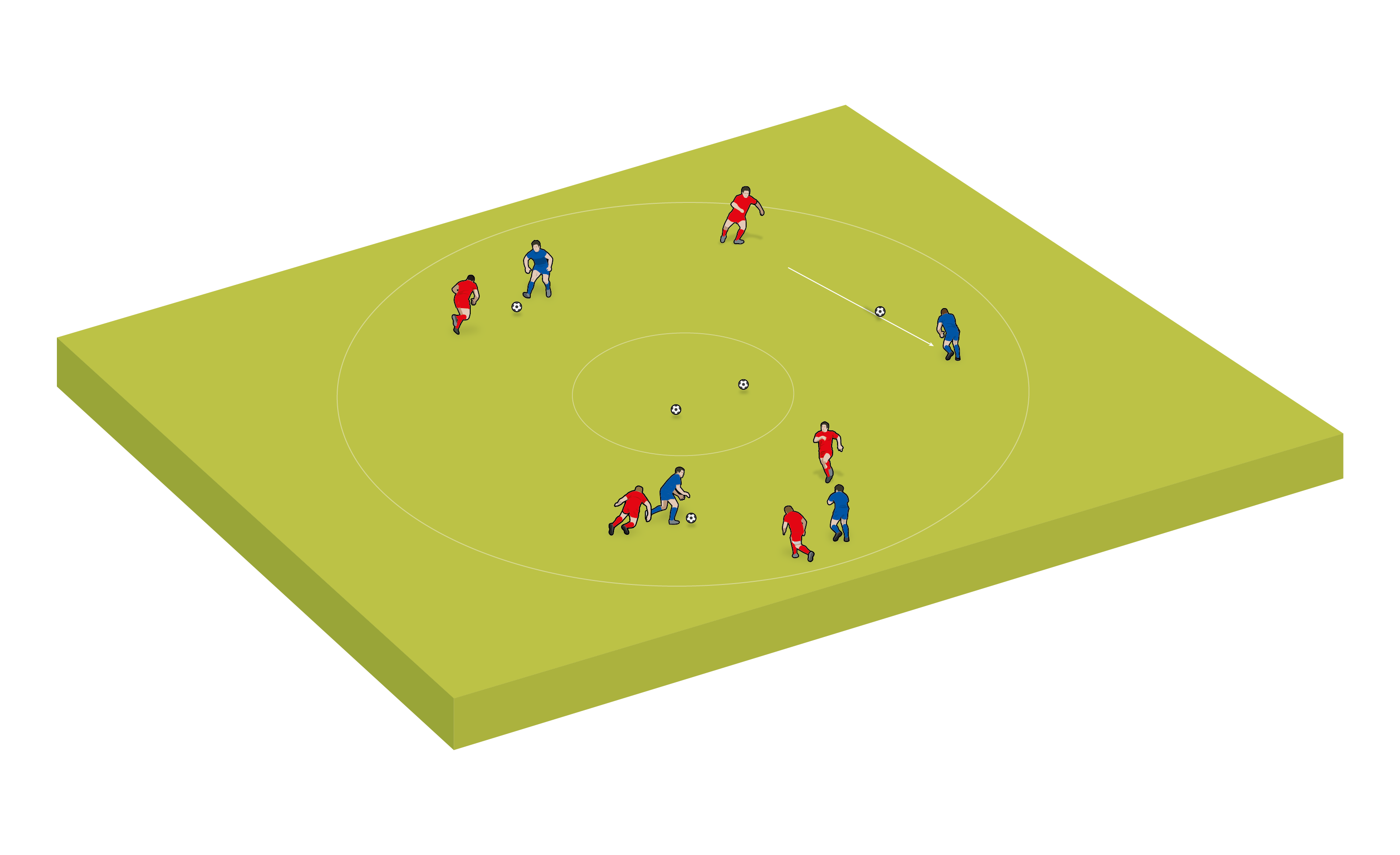 Attack to defence - practice 1 - Soccer Drills - Soccer Coach Weekly