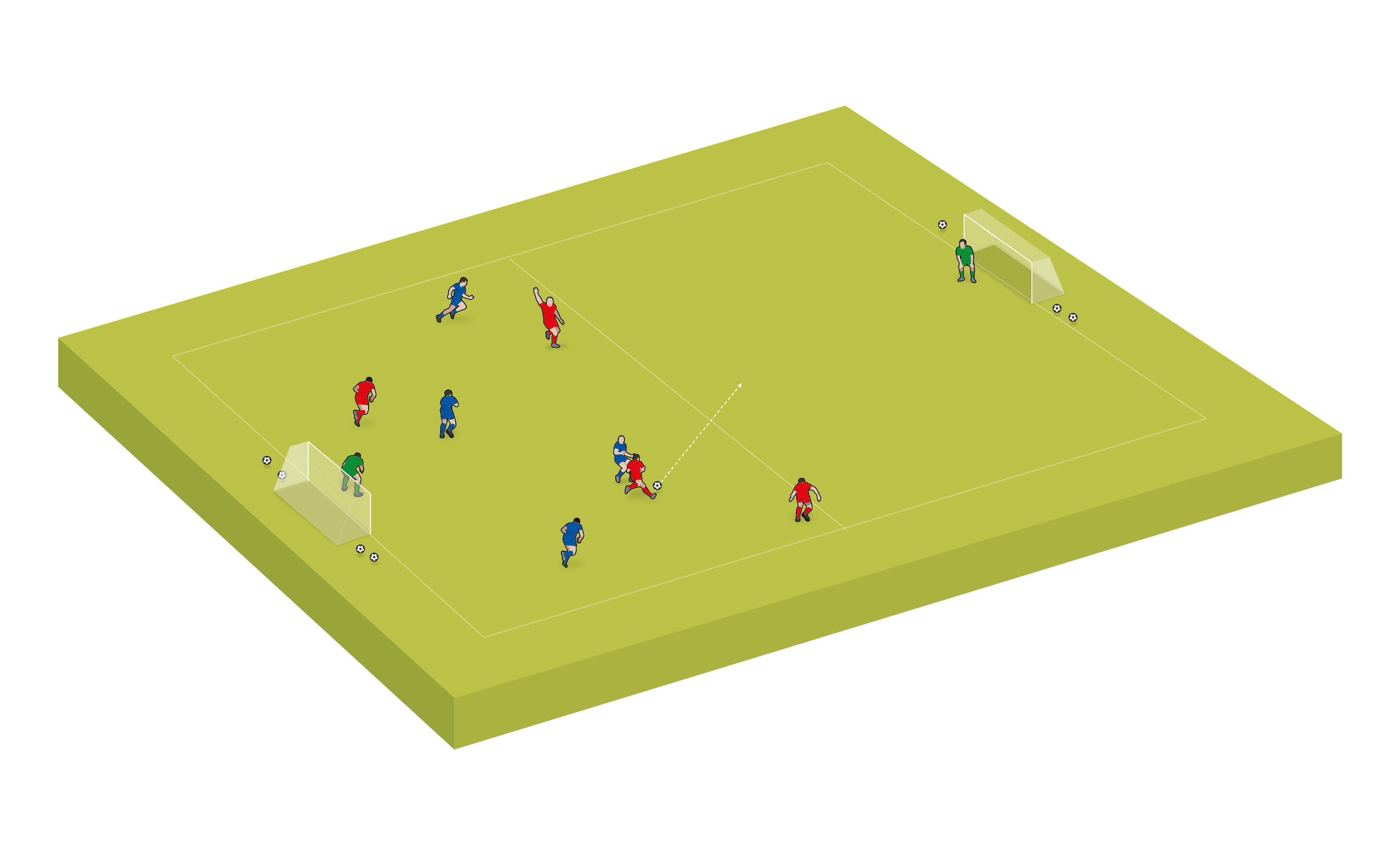 Attack to defence - practice 3 - Soccer Drills - Soccer Coach Weekly