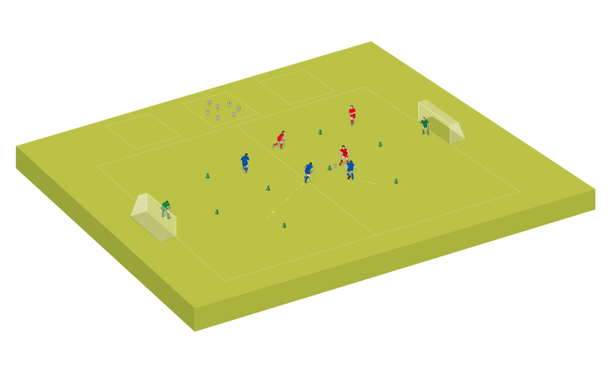 Small-sided game: Master the dribble - Small Sided Football & Soccer ...