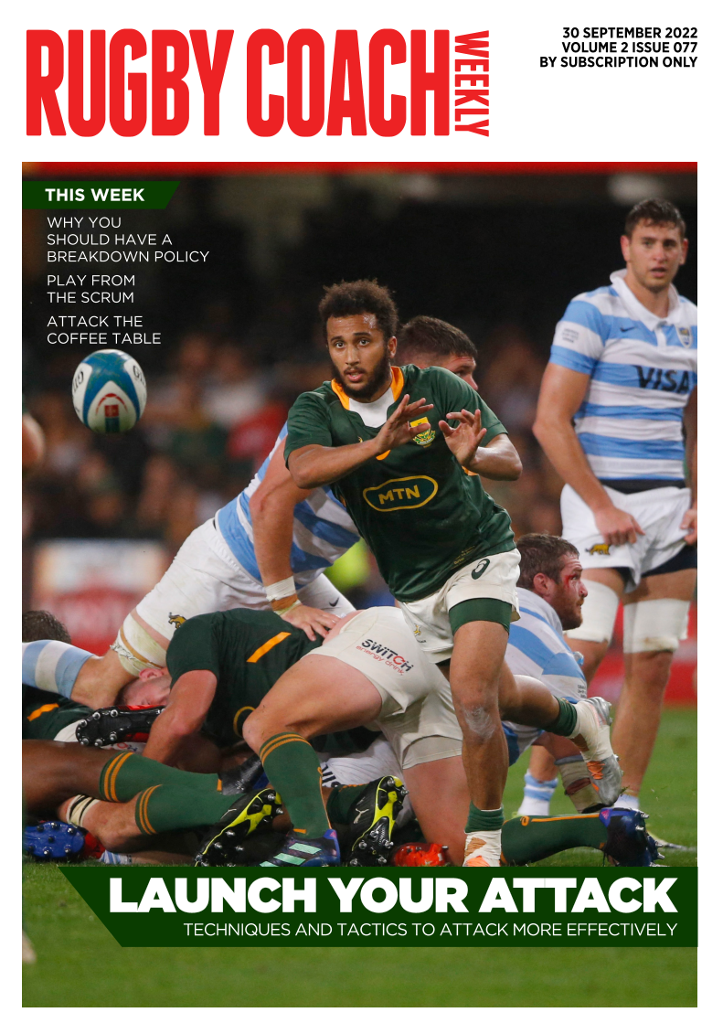 Rugby Coach Weekly - Issue Library - Rugby Coach Weekly Issue 77