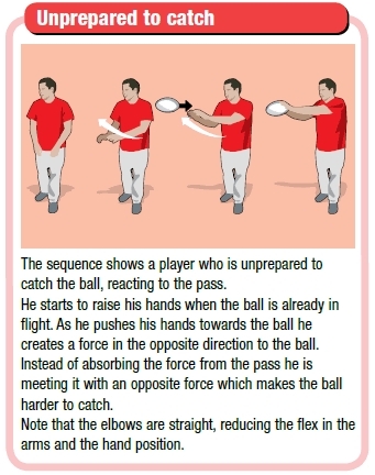 Rugby coaching tips to get players using soft hands - Rugby Passing ...