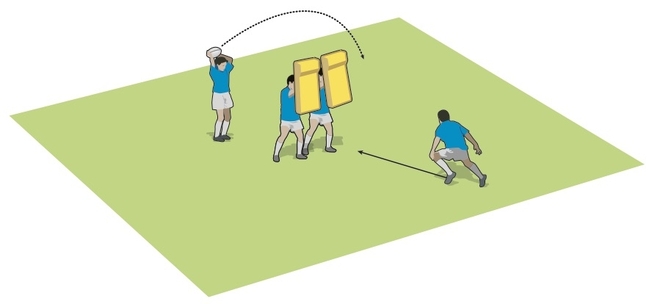 Jump and field - Rugby Kicking & Catching Drills - Rugby Coach Weekly