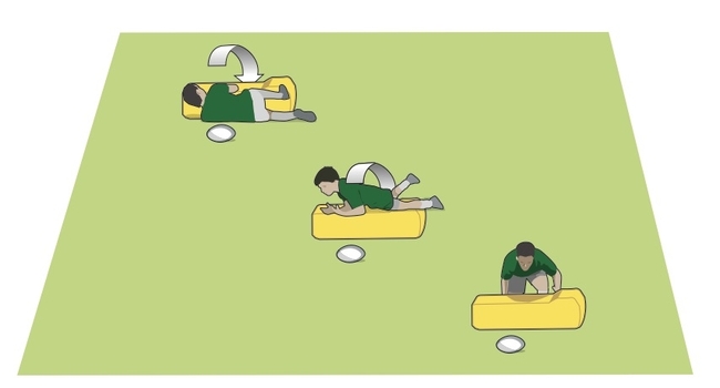 Bounce out after the tackle - Rugby Union Defence Drills - Rugby Coach ...