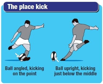 Rugby coaching session for the place kick - Rugby Kicking & Catching ...
