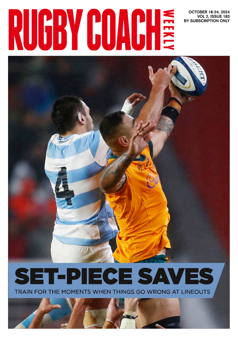 Rugby Coach Weekly - Issue Library - Rugby Coach Weekly 183