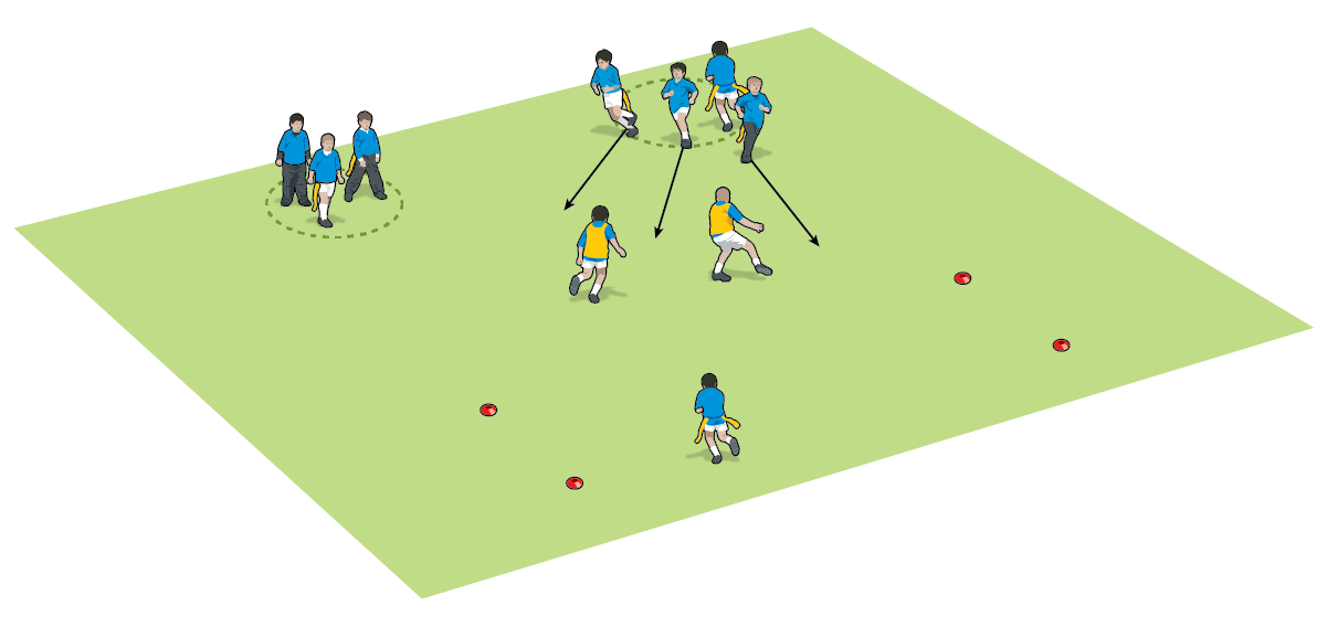 Free the bees - Rugby Passing & Ball Handling Drills - Rugby Coach Weekly