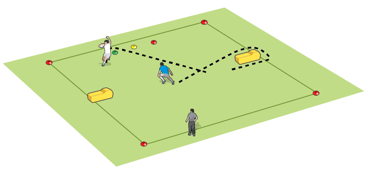 Tackle targets - Rugby Tackling Drills - Rugby Coach Weekly